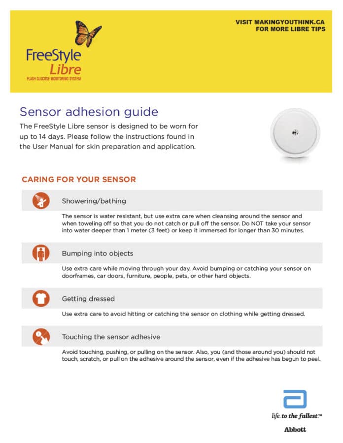 FreeStyle Libre Adhesion Guide for Canada and United States